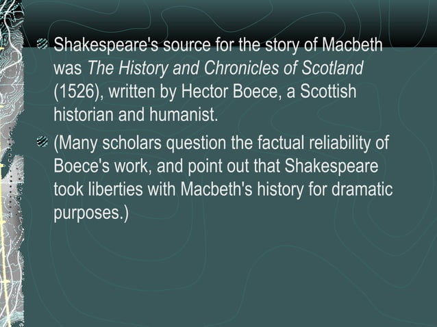 Blog macbeth background (revised) | PPT