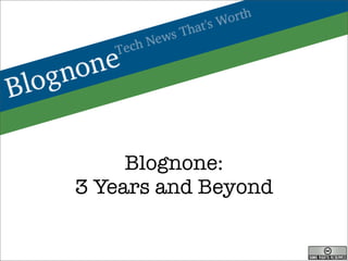 Blognone | PPT