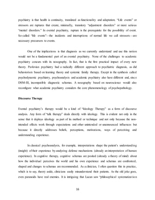 "Badiou, the Event, and Psychiatry. Part I: Trauma and Event" - Di ...