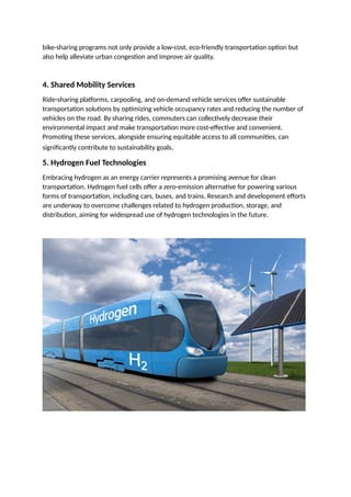 Exploring Sustainable Transportation Solutions to Combat Climate Change ...