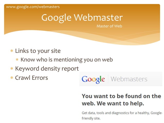 Blog Optimization Using Google Tools | PPT