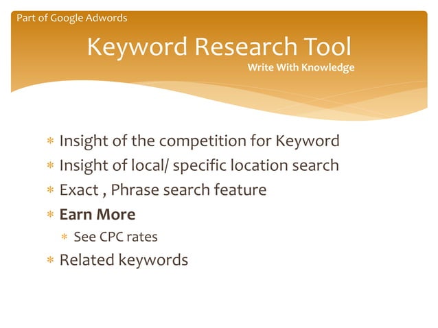 Blog Optimization Using Google Tools | PPT
