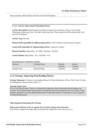 Blogoralreadingfluencygoals | PDF