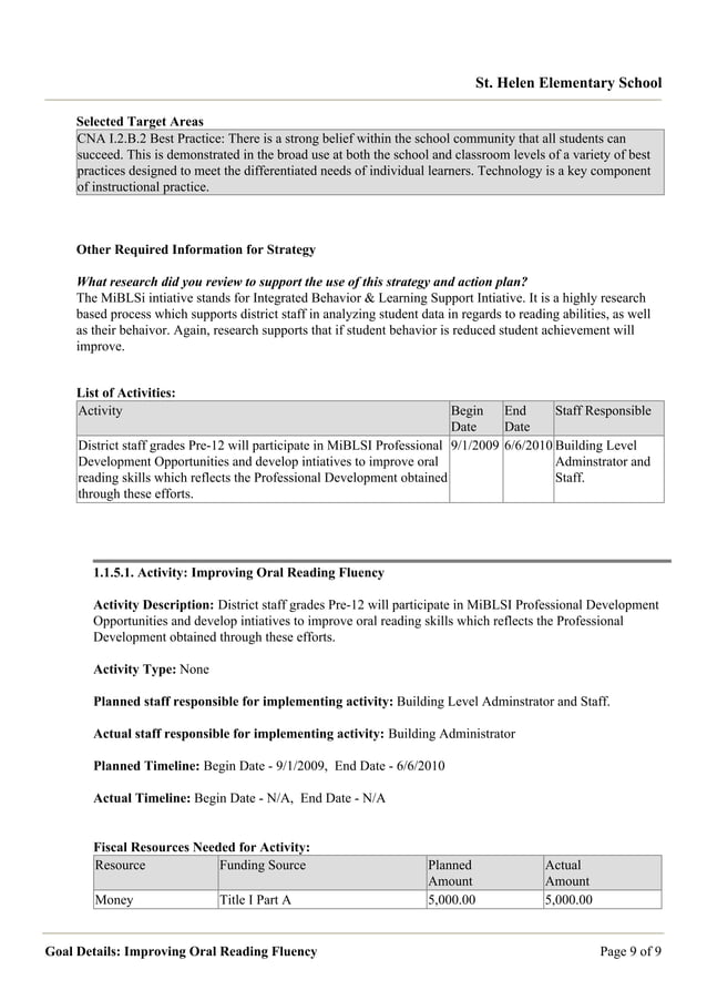 Blogoralreadingfluencygoals | PDF