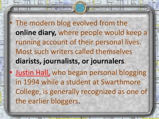 Blog Origins | PPTX
