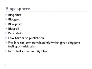 Blogosphere | PPT