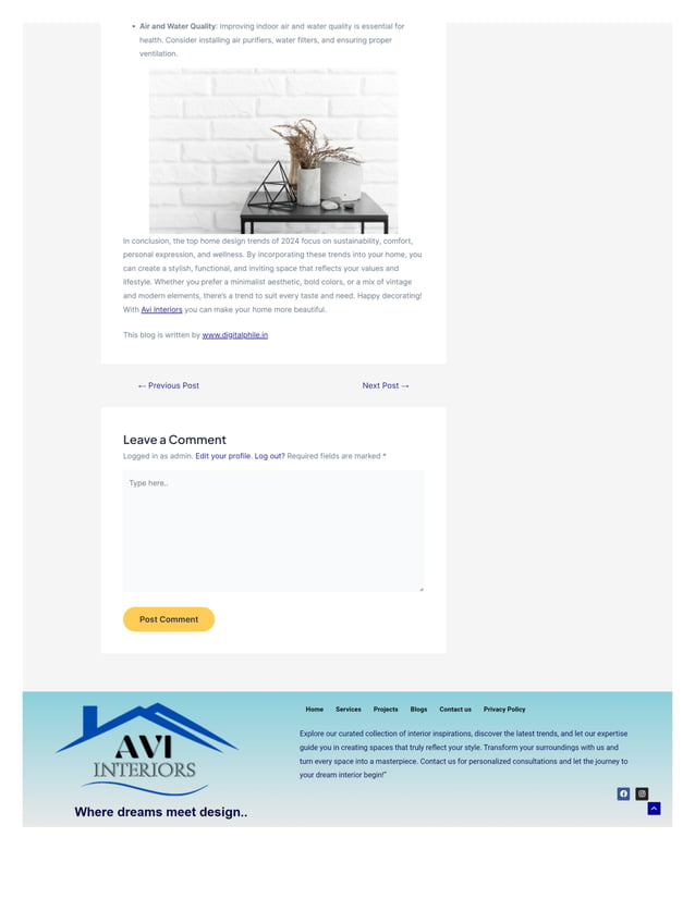 Best Home Interior Design Trends of 2024 | PDF