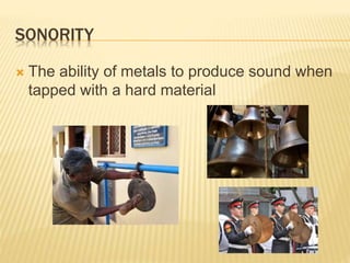 physical properties of metals | PPTX