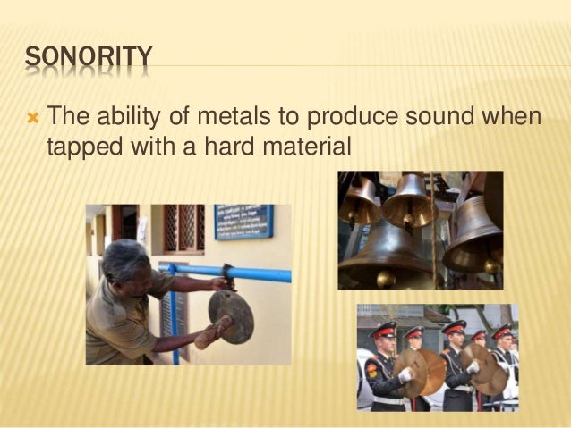 physical properties of metals