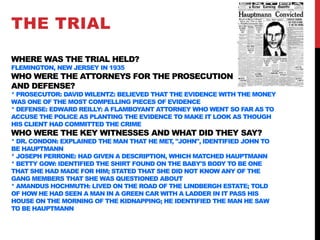 The Lindbergh Case | PPT