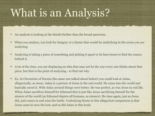 Summary Vs. Analysis | PPT