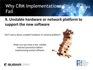 Top 10 Reasons Why CRM Implementations Fail | PPT