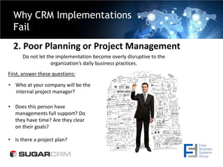 Top 10 Reasons Why CRM Implementations Fail | PPT