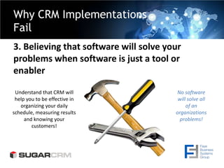 Top 10 Reasons Why CRM Implementations Fail | PPT