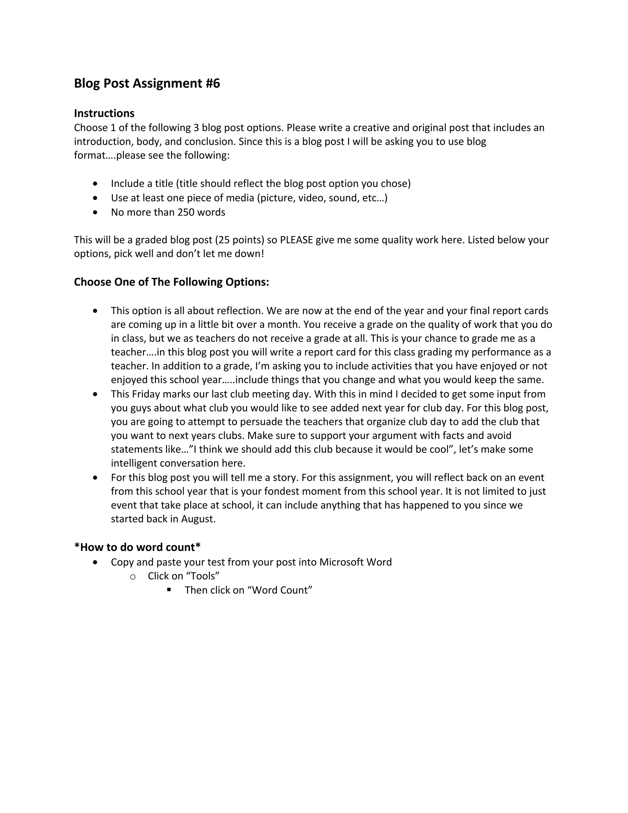 Blog post assignment6 | PDF