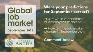 Market Signals – Global Job Market Trends – September 2024 summarized! | PDF