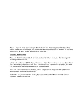 Quality control in the IVF Lab | PDF