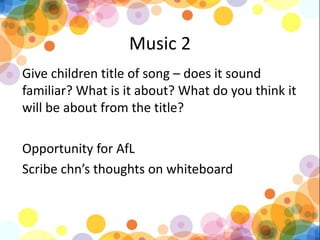 Music and RE Blog ppt | PPTX