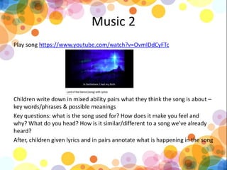 Music and RE Blog ppt | PPTX
