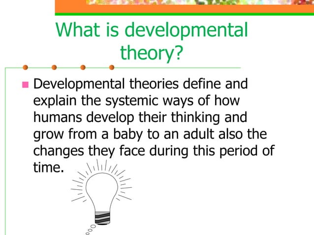 developmental theories.ppt | Genetics | Science