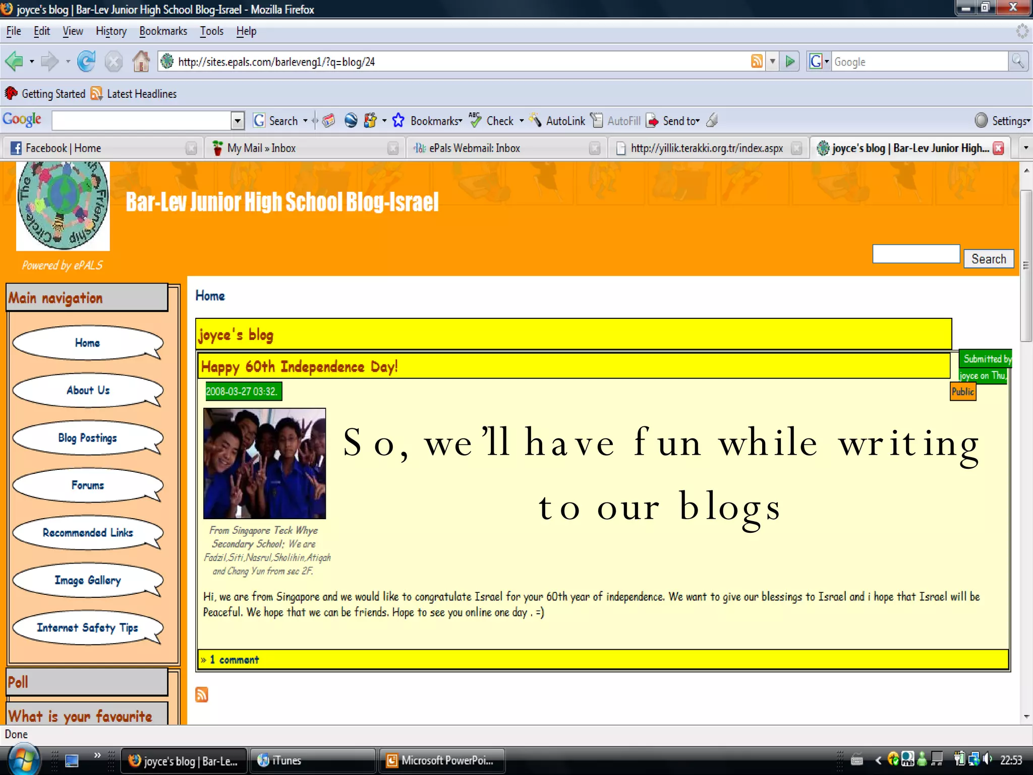 Blogpresentation | PPT