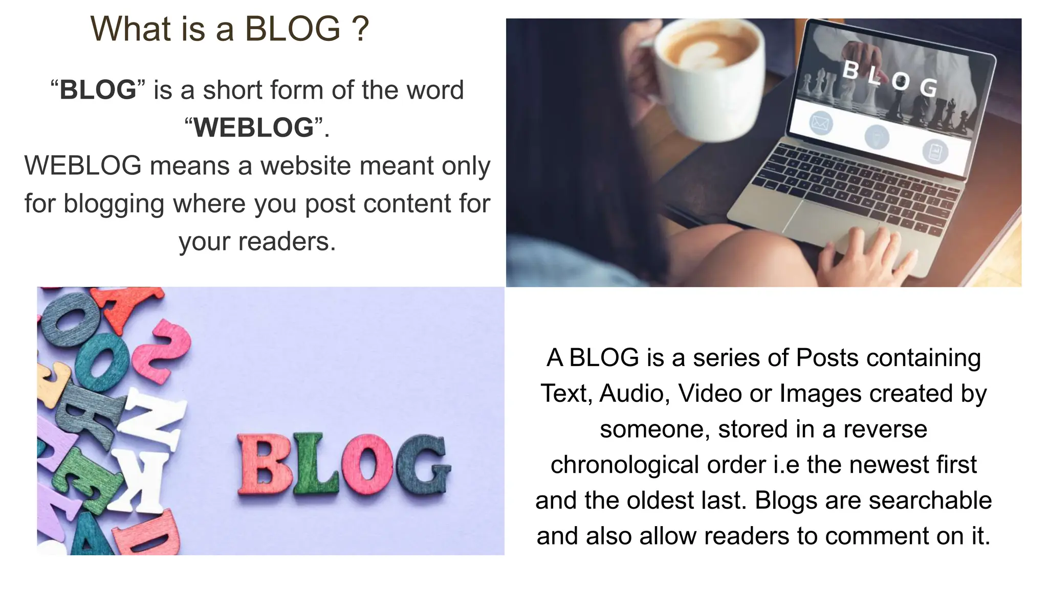 Let's Learn the Basics of Blogging...... | PPT
