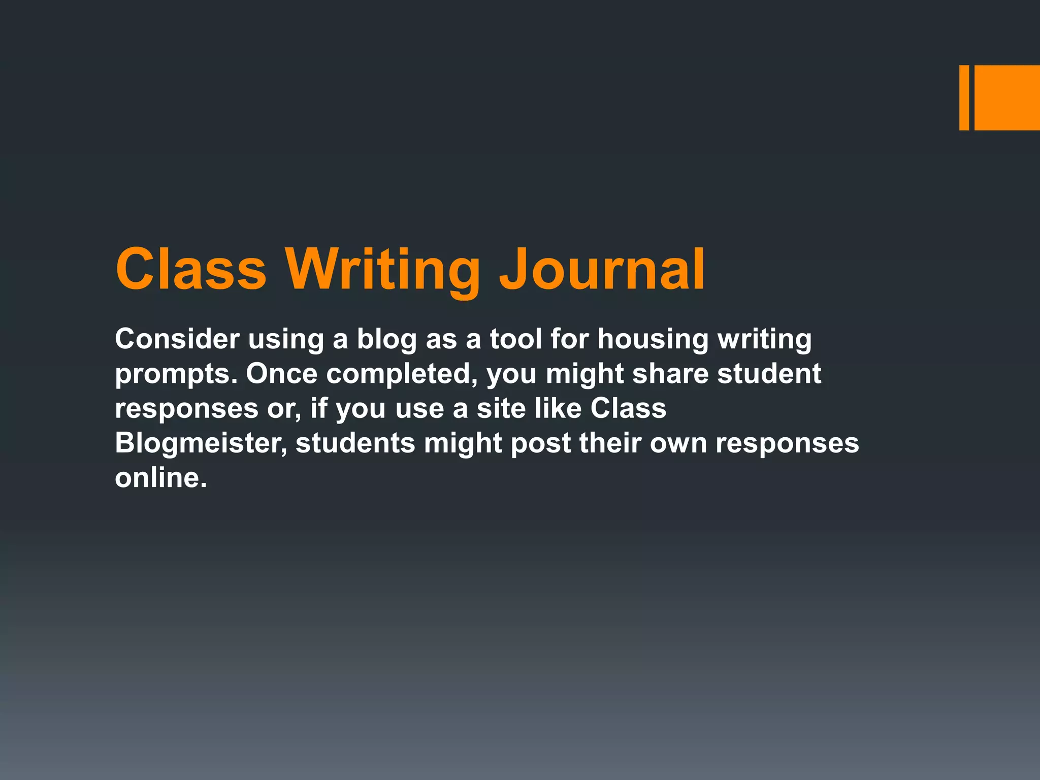 Blog Project Ideas | PPTX