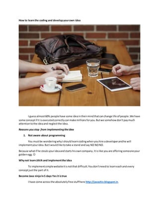 Why Learn Programming | PDF