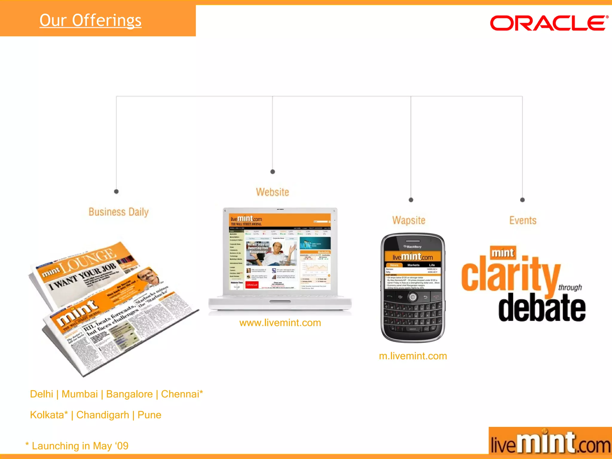 LiveMint.com - Proposal for Oracle | PPT