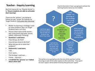 My Blog - R.T.C 8 Maths - What is evidence? - Lesa | PPT