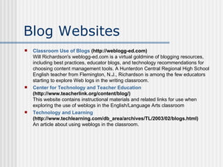 Blogs | PPT | Education