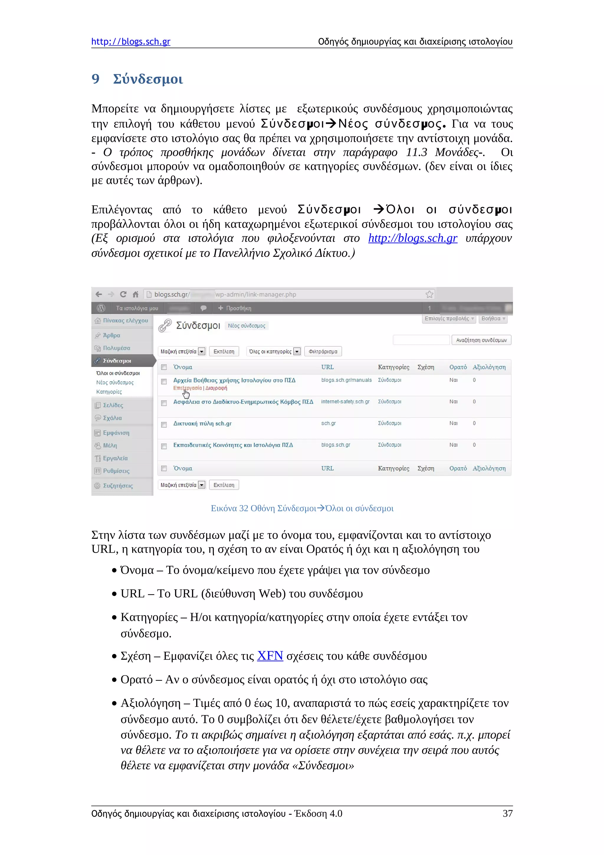 Οδηγός δημιουργίας και διαχείρισης Ιστολογίου στο http://blogs.sch.gr ...