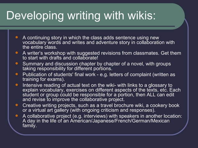 Blogs and Wikis