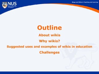 Blogs And Wikis In Teaching And Learning | PPT