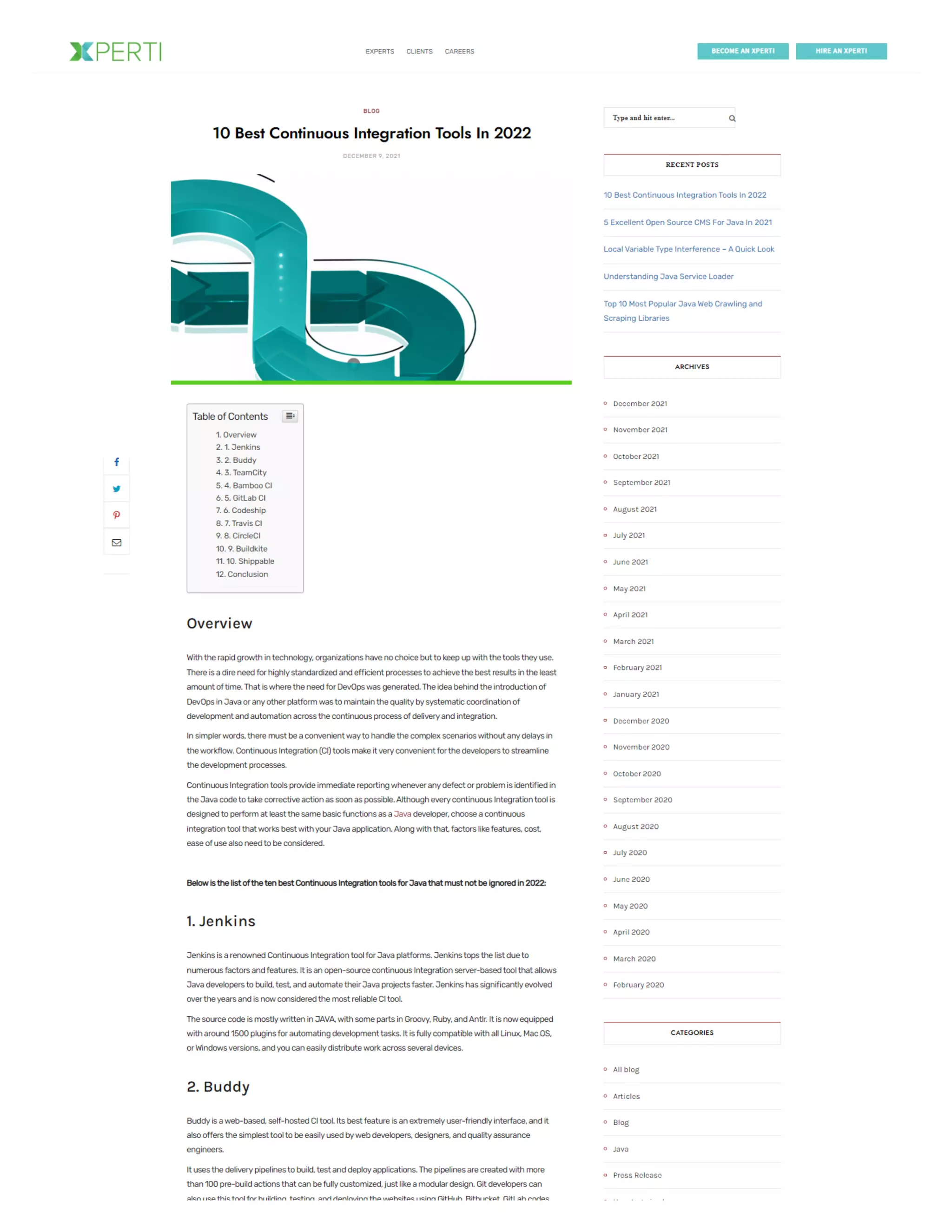10 Best Continuous Integration Tools In 2022 | PDF