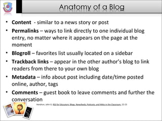 Blogs In The Classroom | PPT