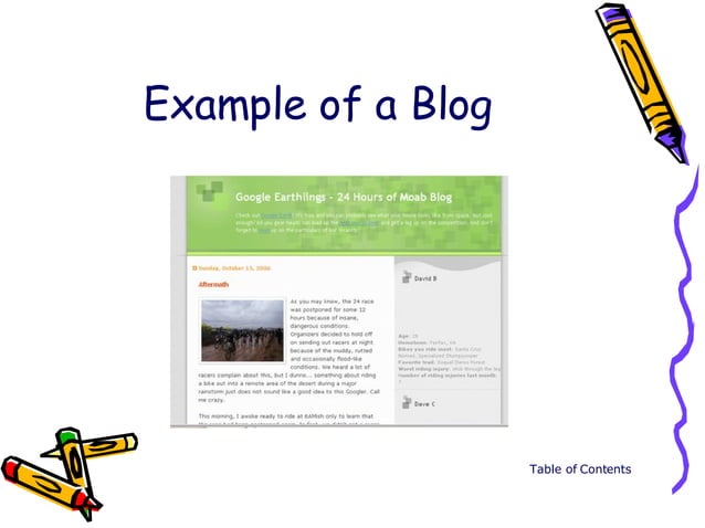 Blogs Powerpoint | PPT | Homework and Study | Education