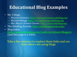 Blog Workshop | PPTX