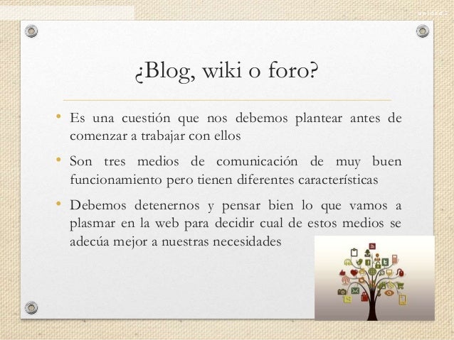 Blog vs wiki