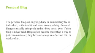 Blogs and blogging | PPTX