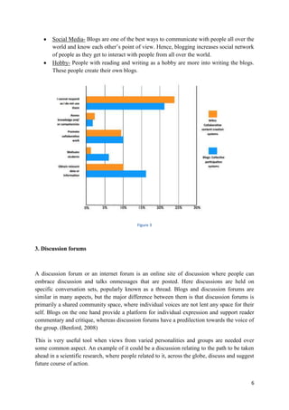 Blogs and discussion forum as a medium for knowledge sharing | DOCX
