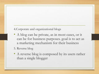 Blogs and forums | PPTX