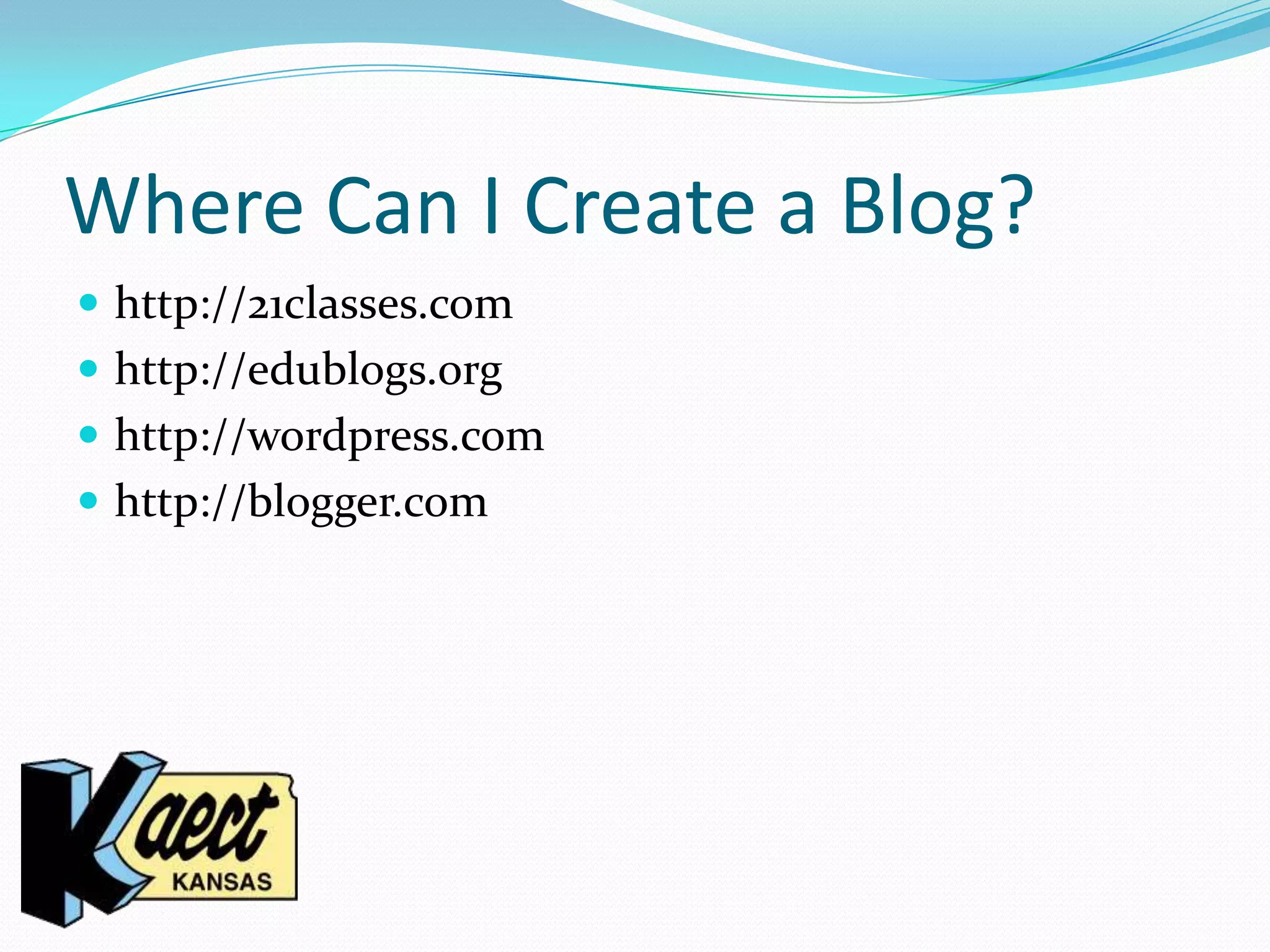 Blogs And Wikis - The Basics | PPTX