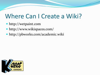 Blogs And Wikis - The Basics | PPT