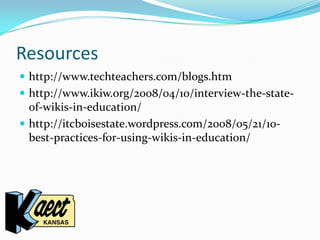 Blogs And Wikis - The Basics | PPT