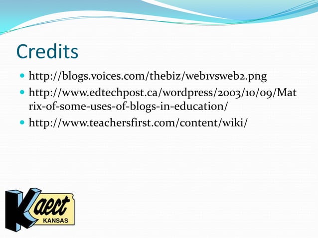 Blogs And Wikis - The Basics | PPT