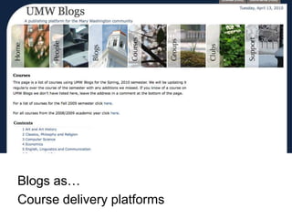 Why use blogs and wikis? | PPT