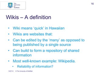 Blogs and wikis | PPT