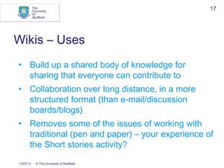 Blogs and wikis | PPT