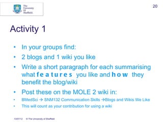 Blogs and wikis | PPT